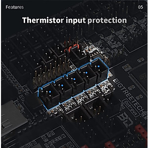 BTT Octopus V1.1 32Bit 3D Printer Controllers Supports Klipper and Marlin, Compatible TMC2209/TMC2208/TMC5160/TFT35 E3 V3.0/PI TFT50/BL Touch and Compatible Raspberry Pi Voron 3D Printer ect