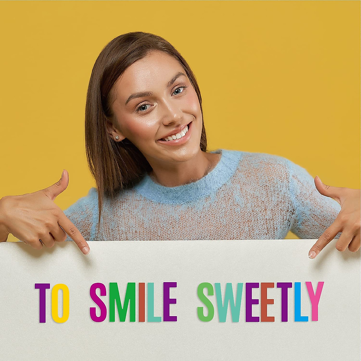 Bemeol 500 Pieces 30 Sheets Large Letter Stickers 2.5 Inch Alphabet Letter Stickers Self Adhesive Letters for Bulletin Board Mailbox Door Classroom Home