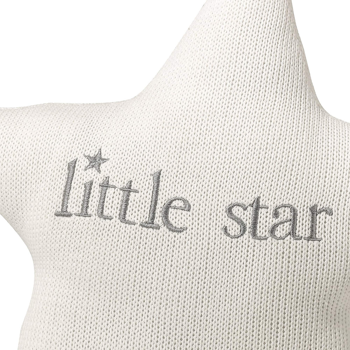 Lillian Rose White Star and Gray Moon Nursery Pillow Set