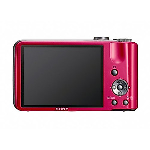 Sony Cyber-Shot DSC-H70 16.1 MP Digital Still Camera with 10x Wide-Angle Optical Zoom G Lens and 3.0-inch LCD (Red)