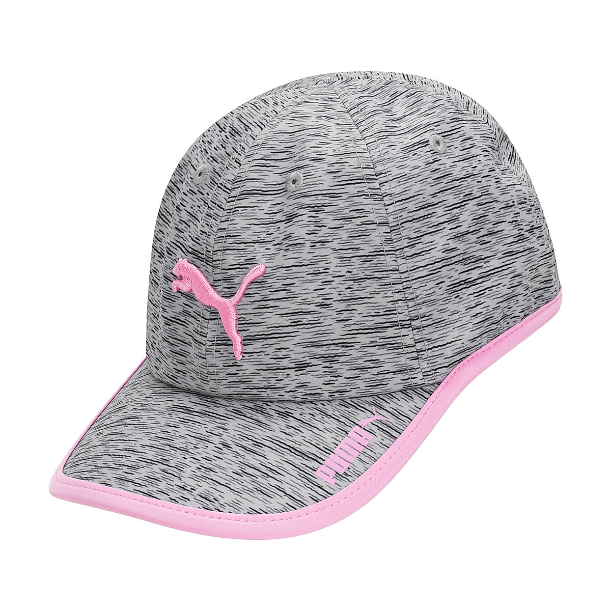 PUMA womens Puma Evercat Taylor Running Cap, Grey/Pink, One Size US