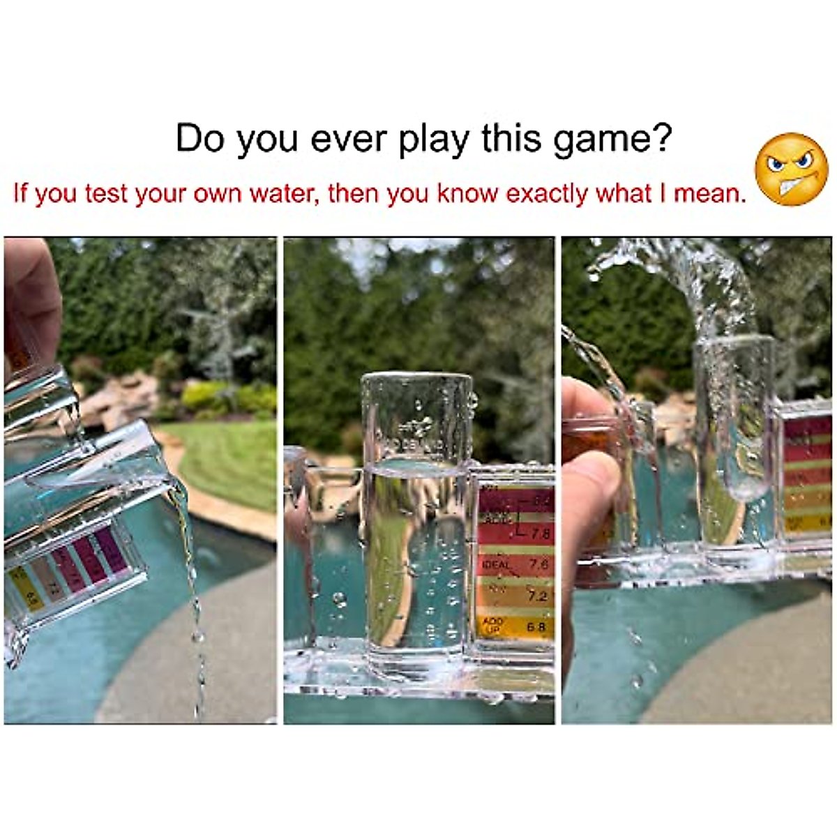 Skimmie Dip - The Convenient Pool Water Testing Attachment for The Skimmie Pole or Standard Size Pool Pole - Easy and Efficient Water Sample Collection and Testing