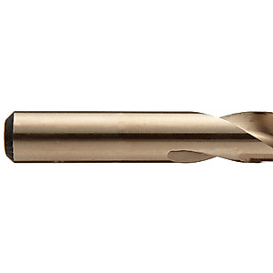 Chicago Latrobe 559 Series Cobalt Steel Short Length Drill Bit Set In Metal Case, Gold Oxide Finish, 135 Degree Split Point, Inch, 29-piece, 1/16"- 1/2" in 1/64" increments