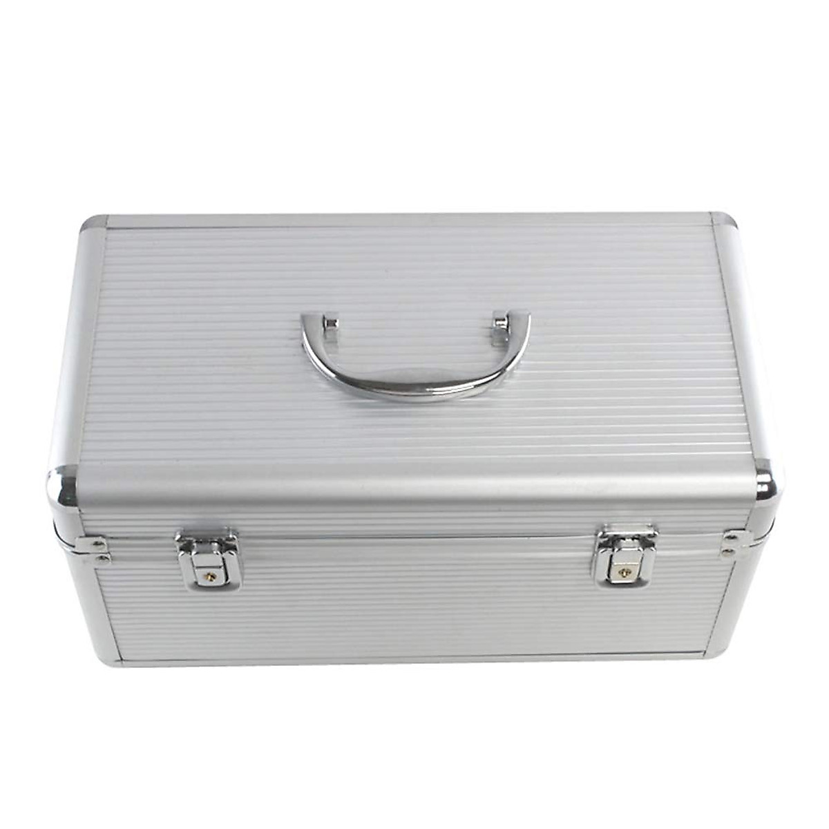 2.5" / 3.5" IDE SATA HDD Aluminum & EVA Protection Suitcase，Suitcase for 8 x 3.5 & 6 x 2.5 inch Hard Drive