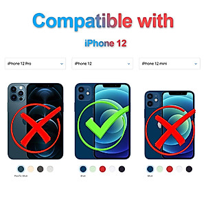 ORIbox Case Compatible with iPhone 12 Case, Platinum Ultra-Thin Non-Slip, Lightweight