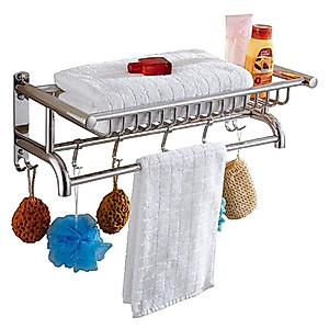 Towel Racks Bath Racks,Shower Corner Wall-Mounted Storage Rack 2-Layer Hook for Kitchen Bathroomshelves