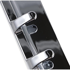 Suction Cup Towel Bar, Adhesive Towel Holder Wall Mount Hand Towel Holder with 5 Hooks Towel Shelf for Kitchen, Bathroom, Toilet, Shower, Washroom