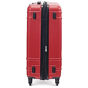 Tommy Hilfiger Lexington Upight Hard Suitcase, Red, 25"