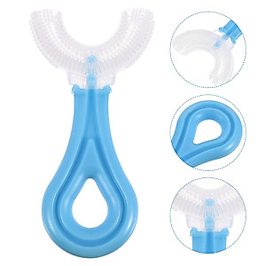 DOITOOL Healeved 1Pc U-Shape Toothbrush, Manual Toothbrush, Kids Toothbrush Teeth Cleaning Tool, U-Shaped Toothbrush for Kids