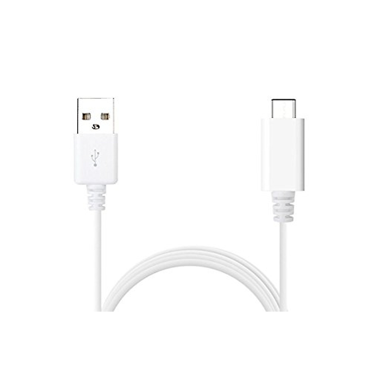 Two (2) OEM Samsung USB-C Data Charging Cables for Galaxy S9/S9 Plus/S8/S8+/Note8 -White EP-DN930CWE- Bulk Packaging