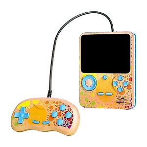 schicj133mm Game Machine Unisex 3.5 Inch Screen Video Game Console High Sensitivity Plug Play Pink