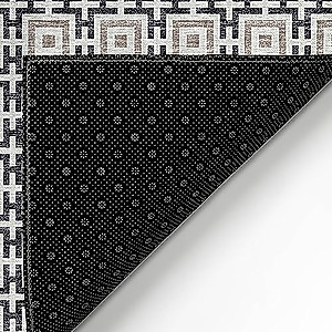 Dalyn Rugs Indoor/Outdoor Marlo MO1 Black Washable 8' x 10'