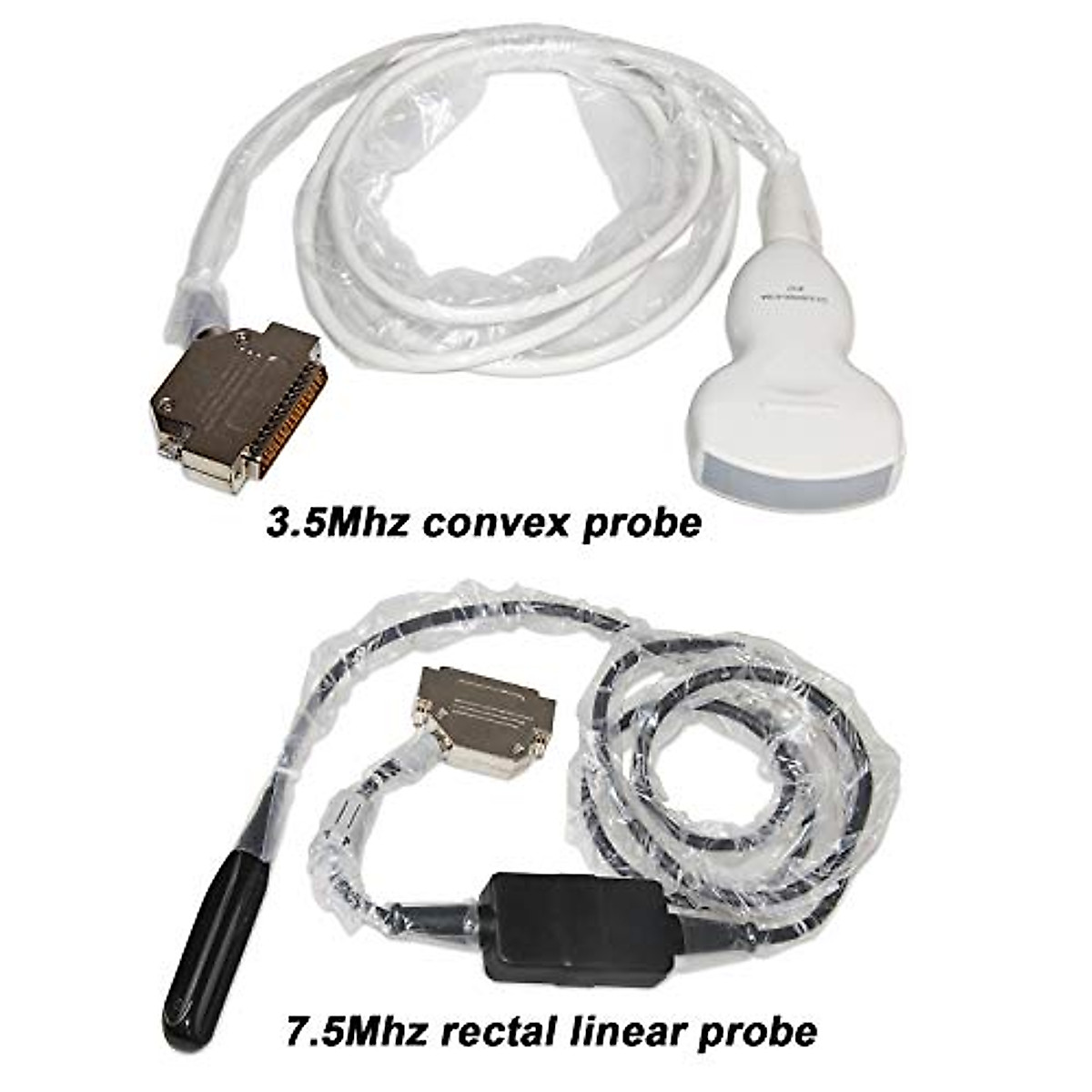 CONTEC Vet/Veterinary/Animal Portable B-Ultrasound Scanner with Tow Probes Convex and Rectal Probe for Cattle,Horse,Camel,Equine,Goat,Cow,Sheep and Pig