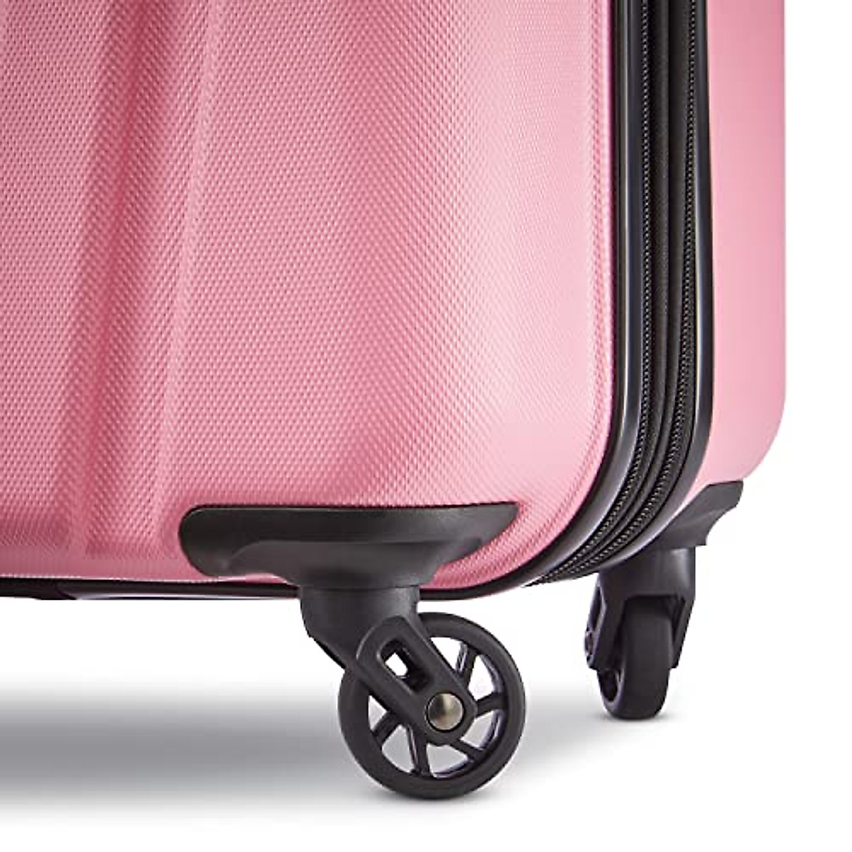 AMERICAN TOURISTER Troupe Hardside and Softside, Pink Lemonade/White, 4PC Set