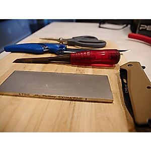 Diamond Machining Technology (DMT) D6EF Dia-Sharp 2-Sided Diamond Sharpening Stone Bench Plane, 6 Inch, Fine/Extra Fine