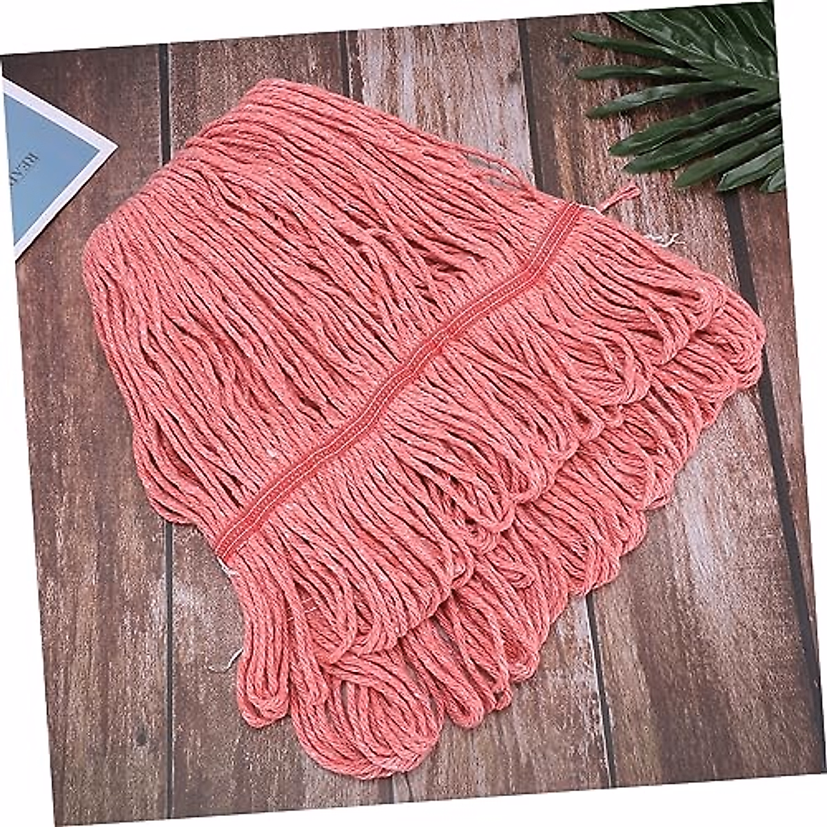KALLORY 1pc Replacement Mop Pads Industrial Mop Thin Headband Sponge Mops Floor Mops Microfiber Spray Mop Practical Mop Cloth Mop Cloth Replacement Cleaning Mop Cloth Mop Head Red Supplies