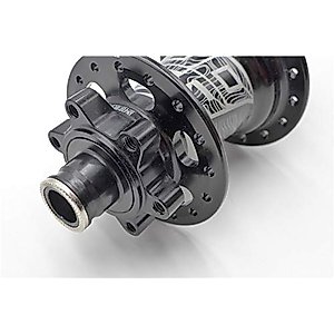 BestPartsCom XM490 32 Hole Hub Full Aluminum Ultralight MTB Mountain Bike Disc Brake Hub Through axle Front Hub 15x100mm Black for Shimano 8-11speed & SRAM 8-10speed
