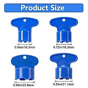 Faucet Aerator Aerator Wrench Aerator Key Flow Restrictor Set for Sink Tap Aerators 20 Pack M16.5 18.5 21.5 24 (4 Size)