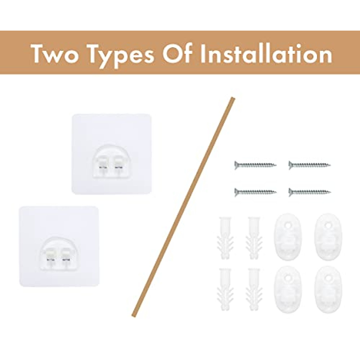 Shower Caddy Basket Shelf, Bath Accessories , Shampoo Holder Organizer No Drilling Wall Mounted Adhesive Bathroom Storage Black Stainless Steel (Black) - 2 Pack