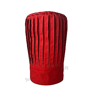 Hibachi Chef Tall Hat in Red with Headband and Wee Wee Squirting Boy (Black Dragon)