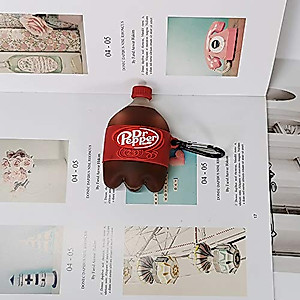 Compatible with AirPods 1/2 Case Red Pepper, Food Design Kids Teens Girls Boys Women Protective Silicone Skin for AirPod 1&2 Case, Funny Kawaii Cartoon 3D Cute Cover for AirPods （Red Pepper）