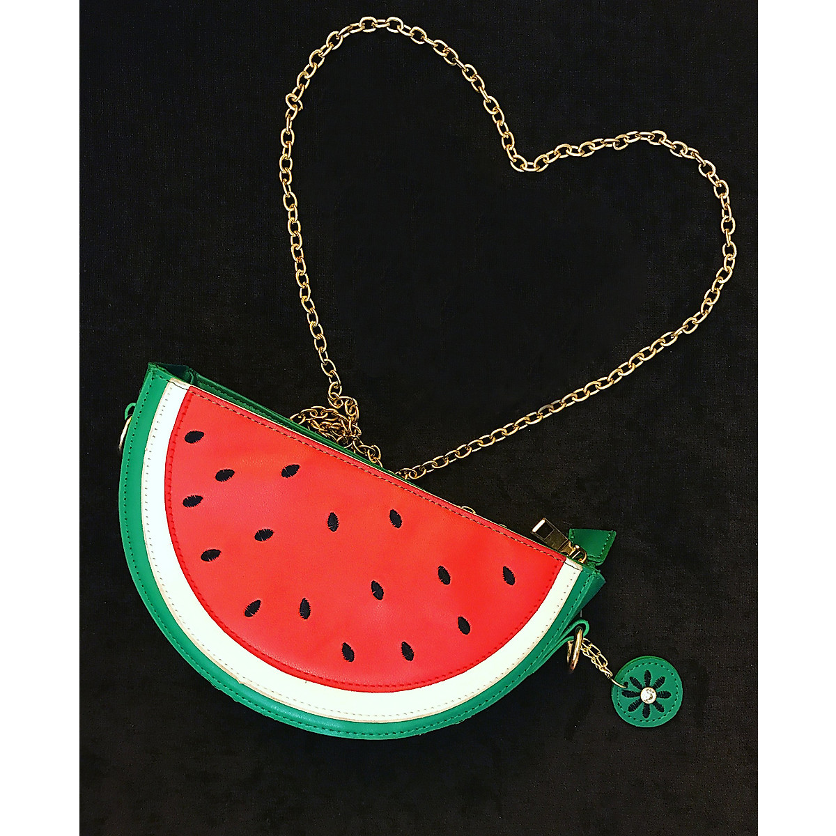 Freie Liebe New Cute Watermelon Lemon Shaped Crossbody Clutch Purse Bag Fruit Style Purse Mini Shoulder Bag