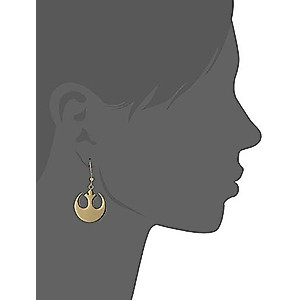 Rebel Alliance 925 Silver Earrings For Women & Gold plated Fishhook Trendy Lightweight Jewelry Hoop Dangle Earrings - Fashionable Accessories – Gift