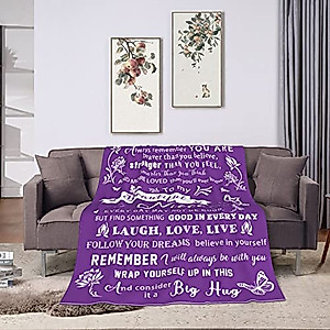 Niece Blanket Gifts, to My Niece Throw Blanket, Birthday Gifts for Nieces from Uncle Auntie, Beautiful Niece Blanket 60"x50"Ultra-Soft Micro Fleece Blankets for Bed