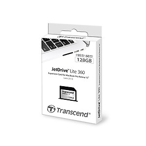 Transcend 128GB JetDrive Lite 360 Storage Expansion Card for 15-Inch MacBook Pro with Retina Display (TS128GJDL360)