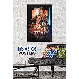 Trends International 24X36 Star Wars: Attack Of The Clones - One Sheet Wall Poster, 24" x 36", Unframed Version
