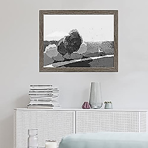 COREAET 16x20 Picture Frames Farmhouse Wooden Photo Frame 2 Pack Rustic Wall Decor for Art Poster, Brown, Plexiglass Cover