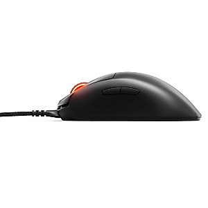 SteelSeries Esports FPS Gaming Mouse – Ultra Lightweight – Prime + Edition – 5 Programmable Buttons – 18K CPI TrueMove Pro Sensor – Magnetic Optical Switches – Customization - RGB Lighting – PC/Mac