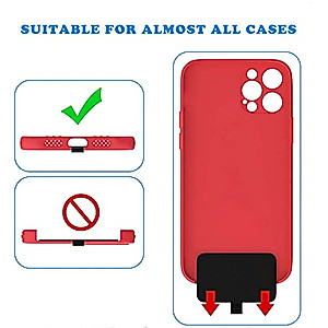 KINGLINK Universal Cell Phone Lanyard, Lanyard for Phone with Adjustable Nylon Neck Strap with Most Smartphones Phone Tether Can be Combined with Any Phone Case