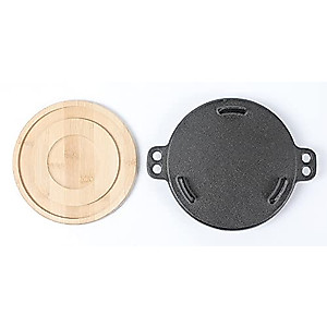 HAWOK Pre-seasoned Hibachi Grill, Charcoal Grill for Outdoor Camping BBQ Cooking……