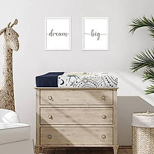 Sweet Jojo Designs Star and Moon Boy or Girl Baby Nursery Changing Pad Cover - Navy Blue, Gold, and Grey Celestial Sky Stars Gender Neutral Unisex