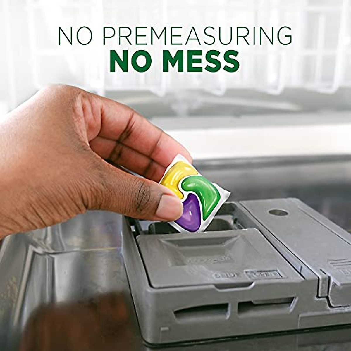 Cascade Platinum Dishwasher Pods, ActionPacs Dishwasher Detergent with Dishwasher Cleaner Action, Lemon Platinum Plus, 70 Count