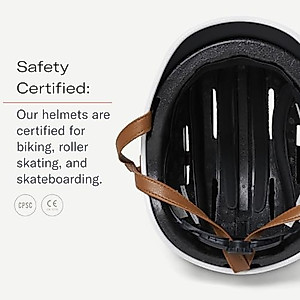 Thousand Kids Helmet – Free Reflective Sticker Pack to Customize, No Pinch Magnetic Buckle, Multi Sport Safety CSPC ASTM CE Certified – Jr Collection (Carbon Black)