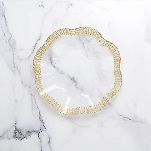 Vietri Rufolo Gold Collection Italian Dinnerware and Serveware Sets (Platter)