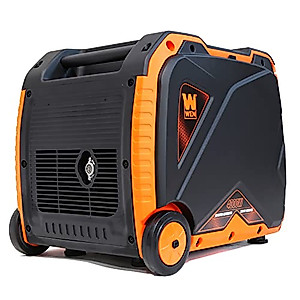 WEN 56400iX 4000-Watt Inverter Generator with Fuel Shut-Off and CO Shutdown Sensor, Black