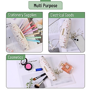 Mr. Pen- Cute Pencil Case Pouch, Boho Design, Multipurpose Canvas Bible Pencil Pouch