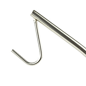 Spectrum Diversified Euro Holder, Fruit Tree, Sturdy Steel Banana Hanger & Soft Pretzel Display for Home or Bar, Countertop Food Storage, 1 Count, Satin Nickel