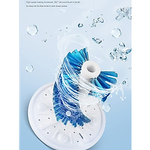 YYbm Shoe Washing Machine Small Household Intelligent Shoe Washer Lazy Brush Shoes Washing Shoes Laundry Integrated Machine (Color : B, Plug Type : EU)
