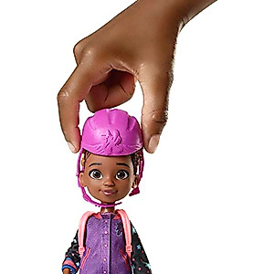 Mattel Karma’s World Roller Skating Mattel Karma Doll with Dog Figure, Set Includes Collectible Record & Accessories