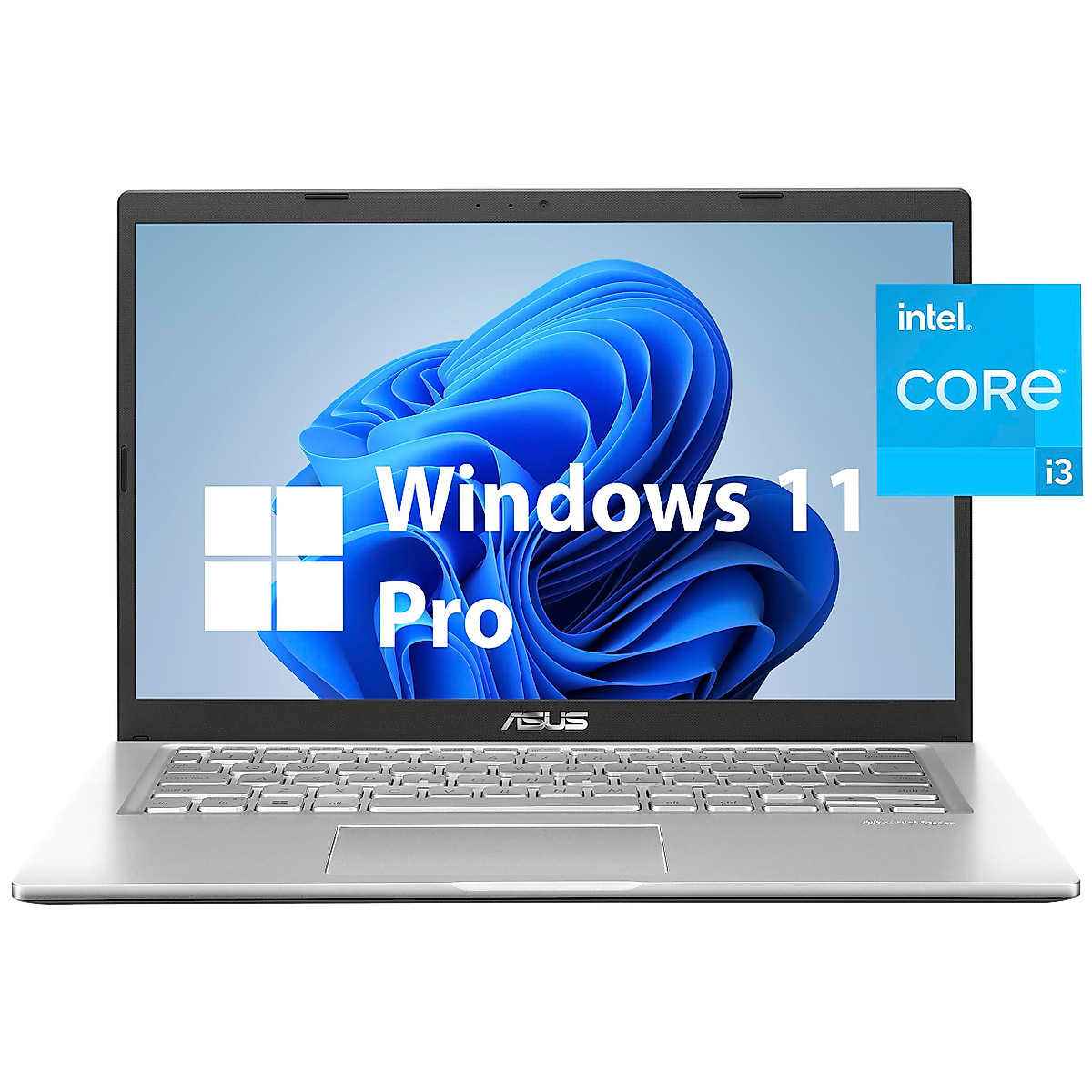 ASUS 2023 VivoBook Business Laptop, 14" HD Display, Intel Dual-Core i3-1115G4 3.0GHz, 16GB RAM, 1TB PCIe SSD, Webcam, WiFi, Bluetooth, HDMI, USB C, 8.5 Hours Battery Life, Windows 11 Pro, MarsPC