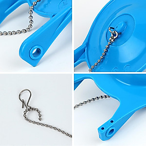 Gerber Toilet Flapper, Upgraded 3 Inch Flapper Replacement for Gerber 99-788 with Stainless Chain & Long Lasting Rubber Water Saving, 2-Pack