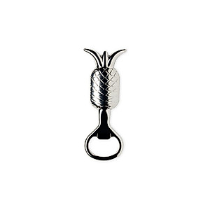 W&P Pineapple Bottle Opener | Silver | Stainless Steel, Functional and Stylish (MAS-PINEBO-S)