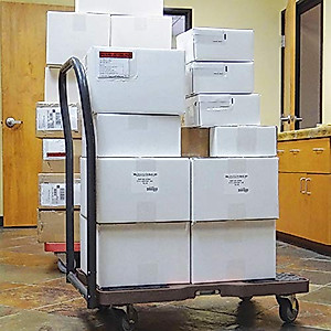 SNAP-LOC 1200 LB Professional E-Track Push CART Dolly Black