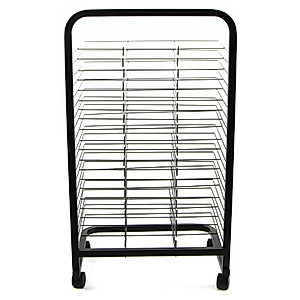 YSCMX Art Drying Rack, Mobile Drying Rack with Wire Shelves for Works of Art, Mobile Classrooms, Art Studio, Educational Product Drying Rack, Drying Easel, Drying& Print Racks (Size : 25-Layer)