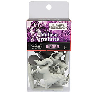 Fantasy Creatures Action Figure Playset 10 pcs - Monster Battle Toy Collection - Includes Dragons, Wizards, Orcs, & More - Perfect for Roleplaying (RPG), D&D Dungeons and Dragons Gaming, & Xmas Gifts