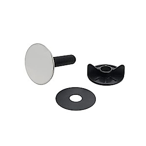Bitray Kitchen Sink Hole Cover Long Stainless Steel Kitchen Sink Plug Sink Tap Hole Cover - 4pcs